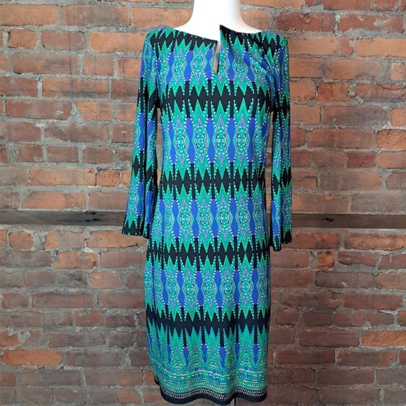 Design by Laundry | Dresses | Laundry By Design Multicolor Blue Green ...